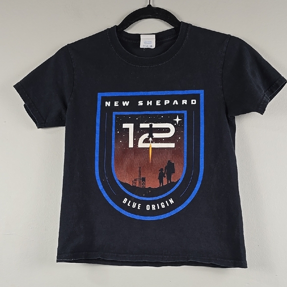 Gildan | Shirts & Tops | New Shepard Blue Origin Jeff Bezos Rocket Nasa ...